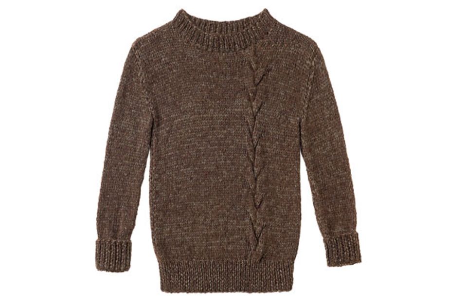 Strickmuster: Pullover mit Zopfmuster stricken | BRIGITTE.de
