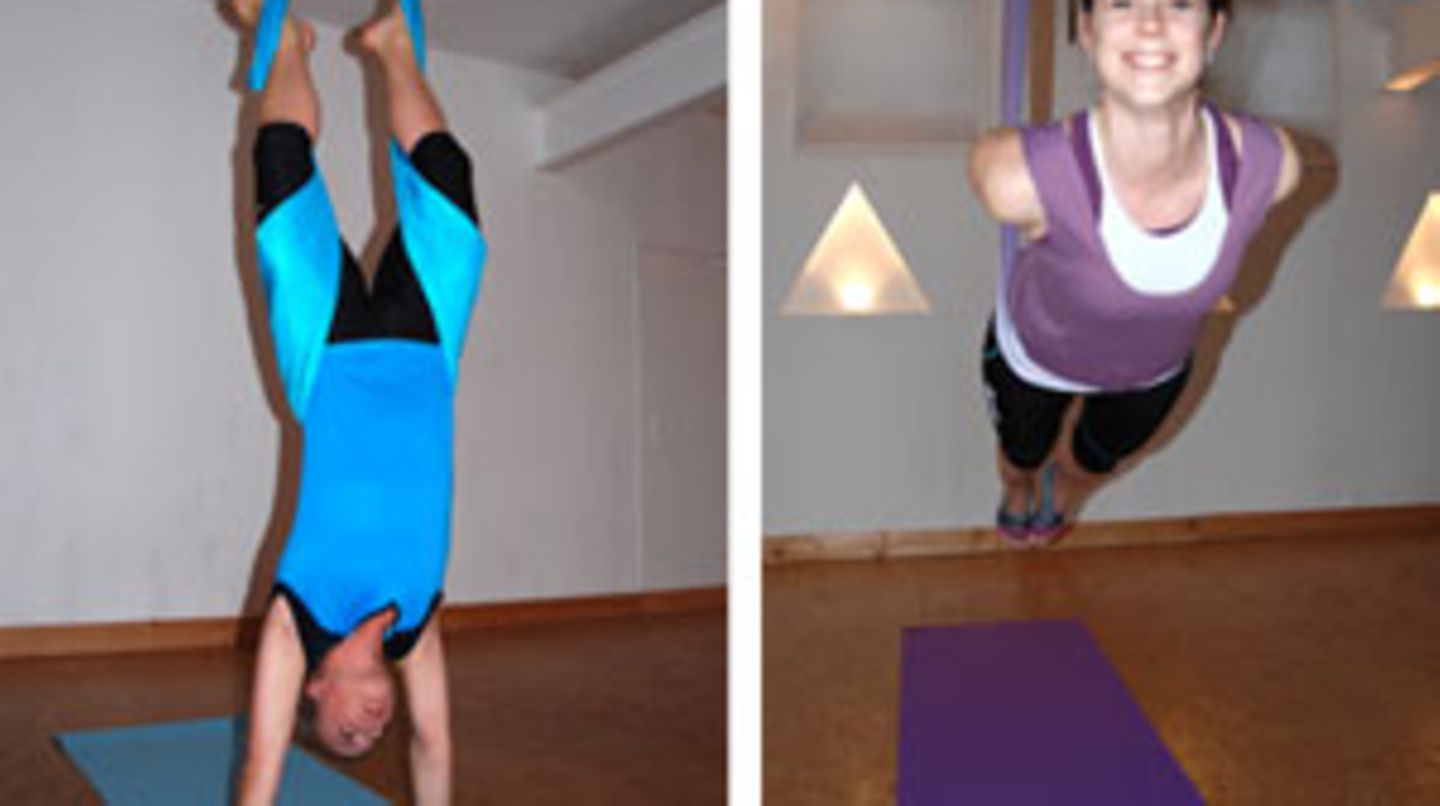 Fitness-Trends: Flying Pilates: Schwebend das Krafthaus trainieren ...