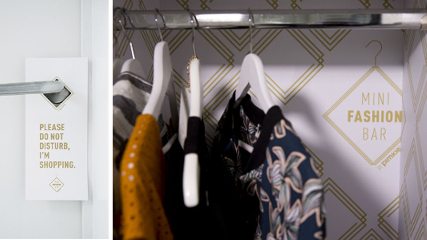 Wie praktisch: In der Mini-Fashion-Bar gibt's Klamotten to go | BRIGITTE.de