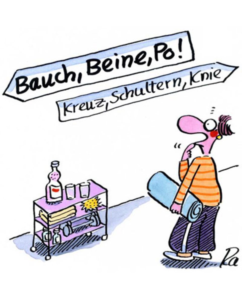 Cartoon-Reihe: Endlich über 40! | BRIGITTE.de