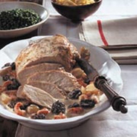 Gebratene Truthahnbrust mit Morchel-Flusskrebs-Champagners | BRIGITTE.de