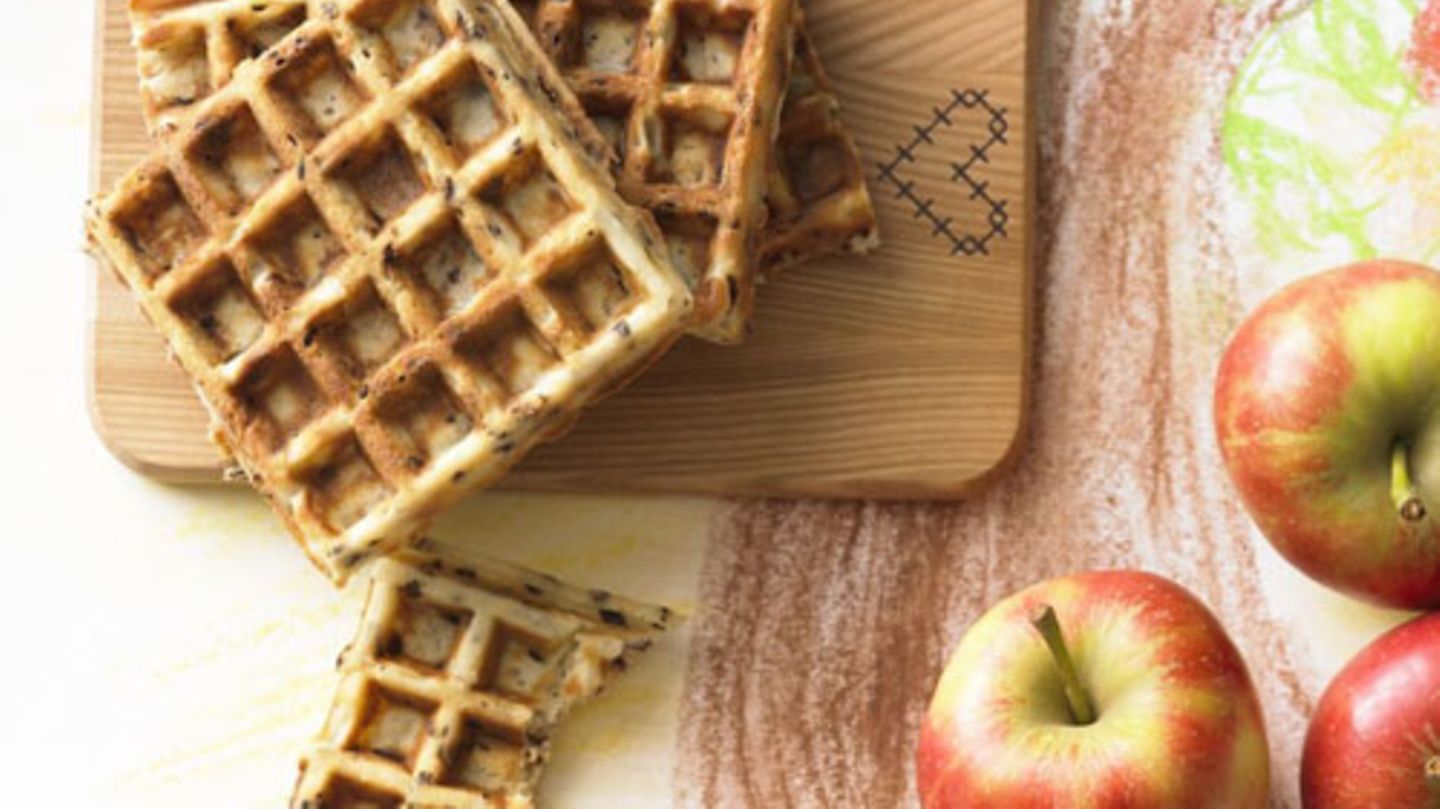 Apfel-Schokowaffeln | BRIGITTE.de