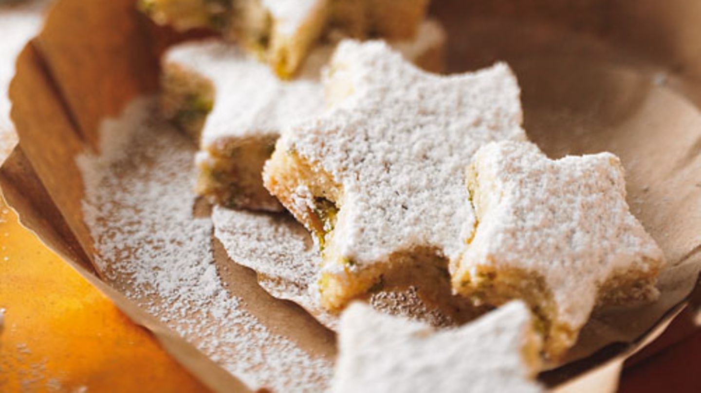 Pistazien-Mandel-Sterne | BRIGITTE.de
