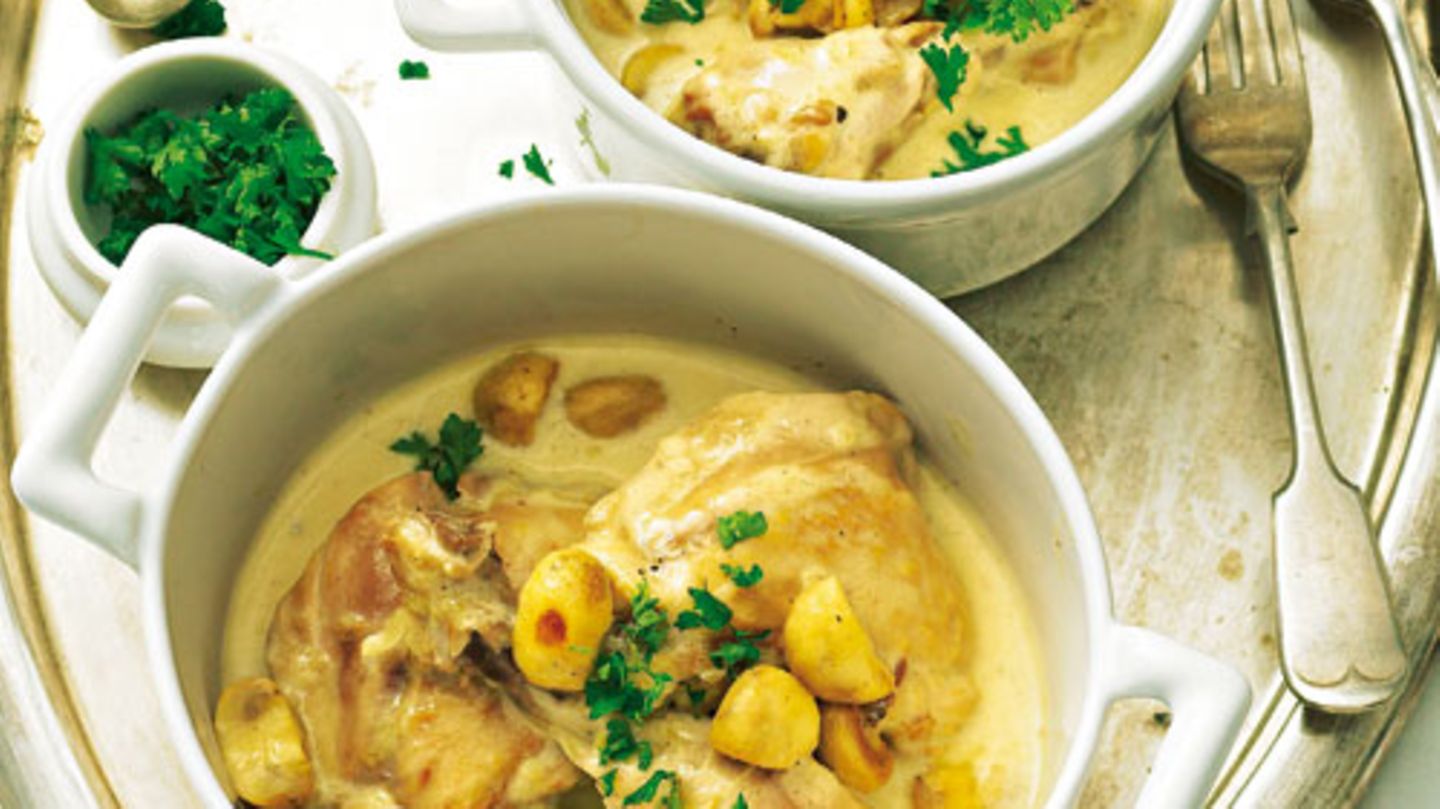 Poulet au Riesling | BRIGITTE.de