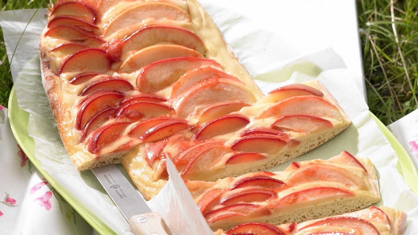 Apfel-Pflaumen-Streifen | BRIGITTE.de