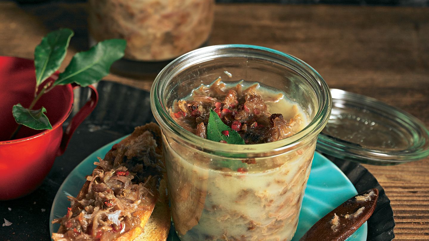 Feine Gänse-Rilette mit Apfel | BRIGITTE.de