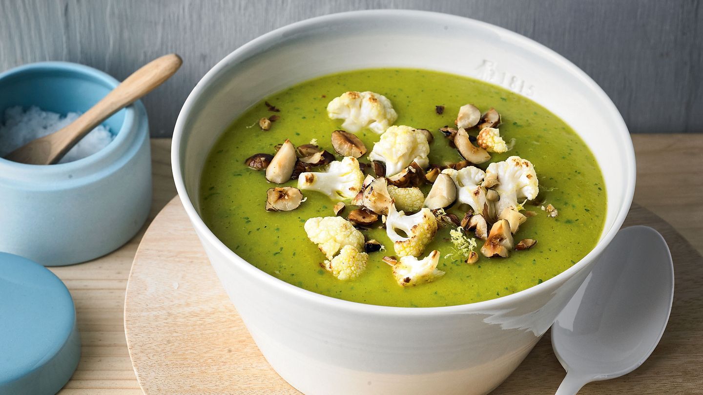 Grüne Blumenkohlsuppe | BRIGITTE.de