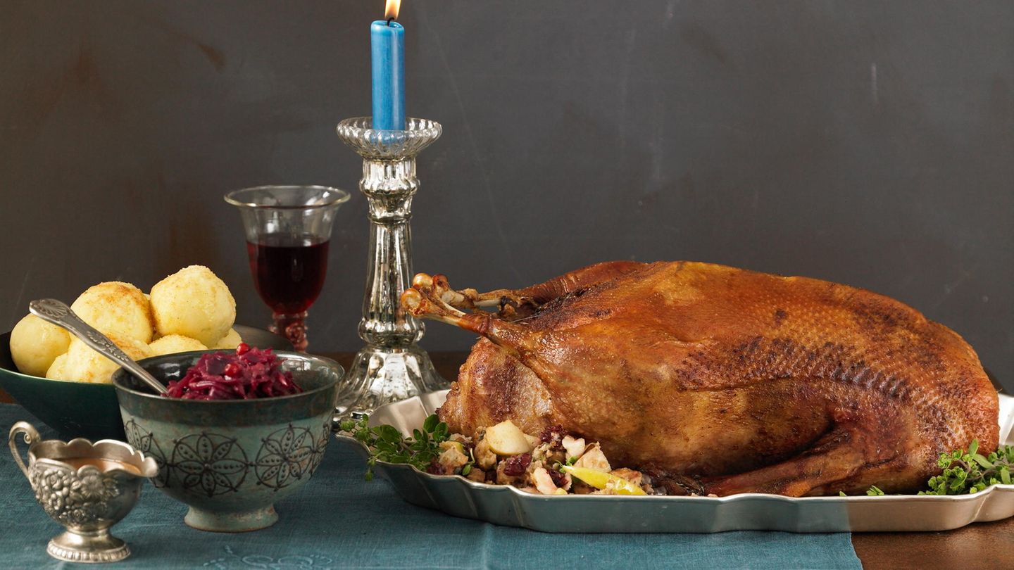 Gans mit Rotkraut und Thüringer Klöße | BRIGITTE.de