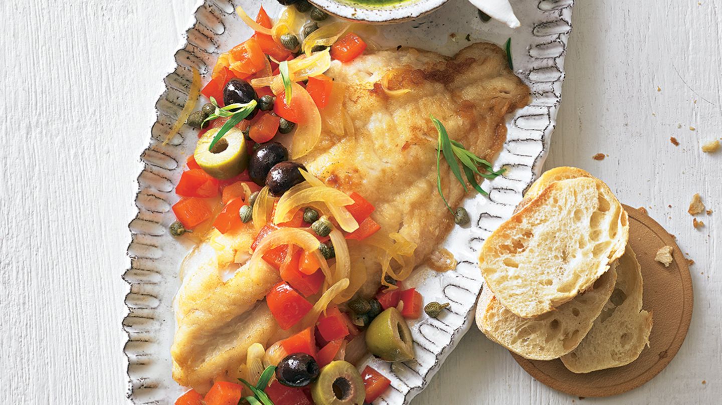 Rotbarschfilet mit Estragonöl | BRIGITTE.de