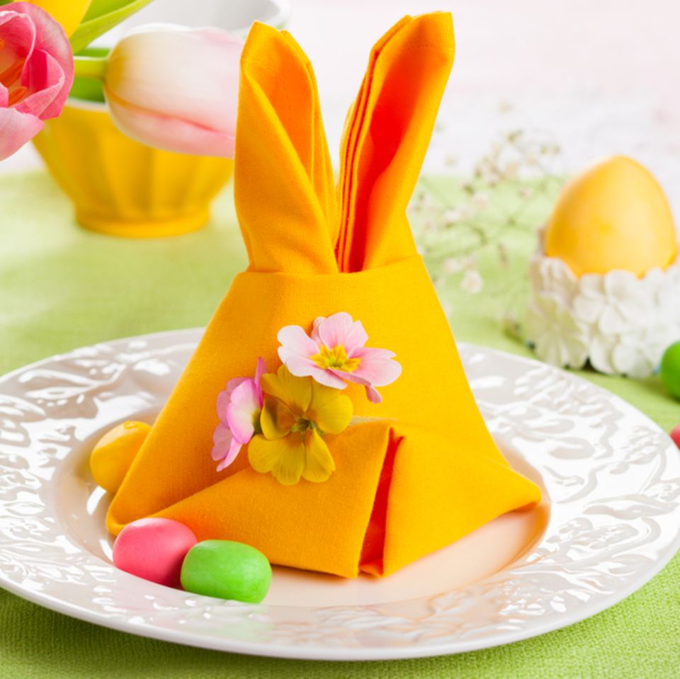 Servietten Falten Ostern Einfach