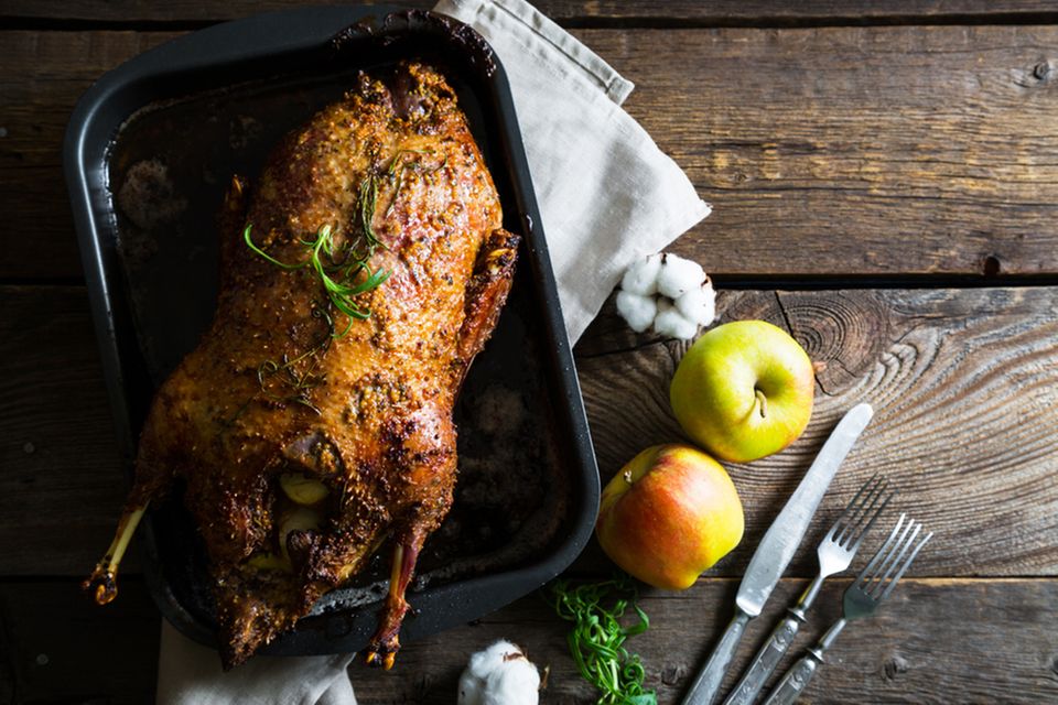 Gänsebraten-Garzeit: Die besten Tipps | BRIGITTE.de