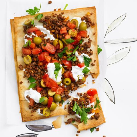 Filo-Pizza mit Hack | BRIGITTE.de