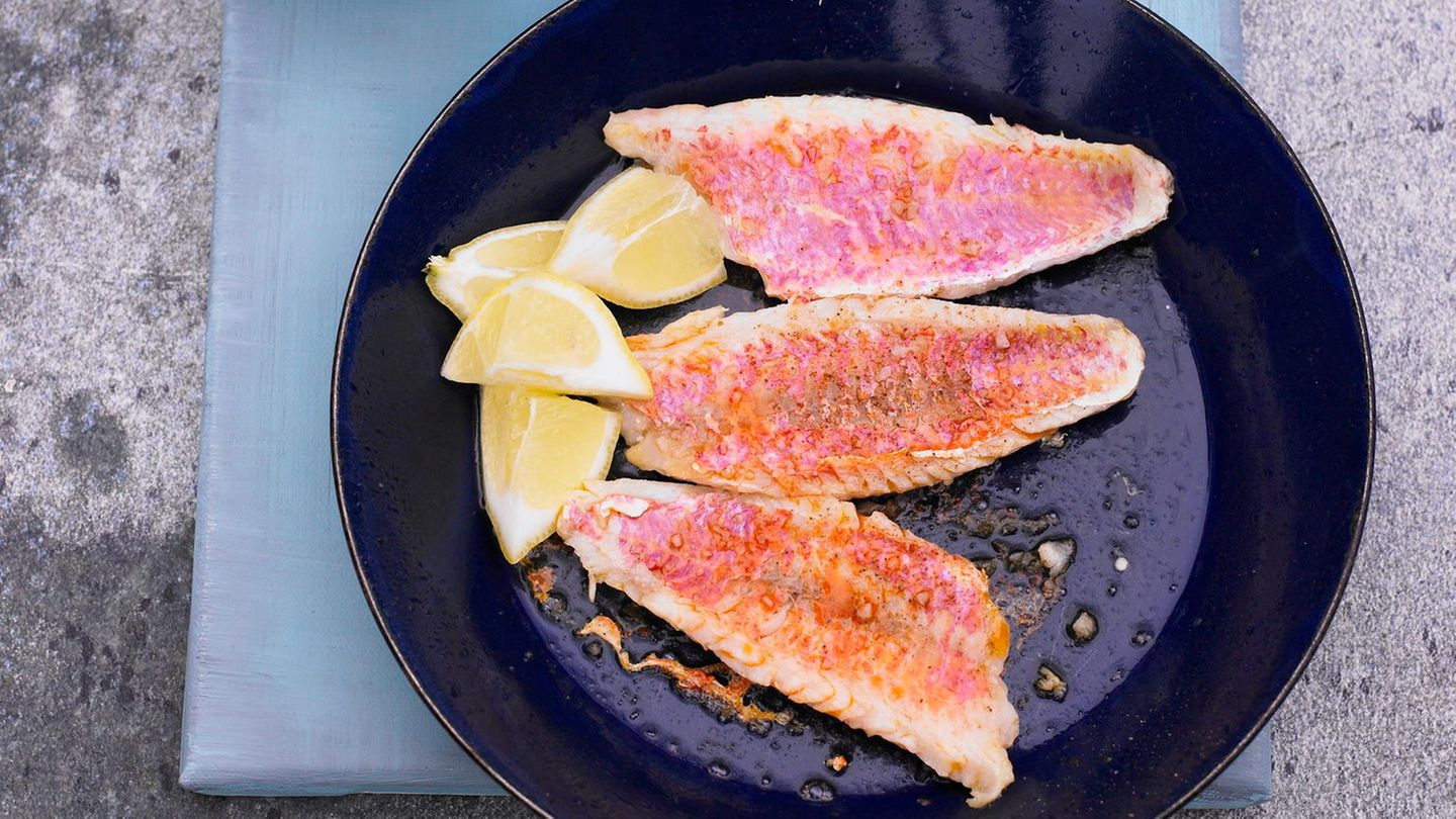 Gebackene Rotbarbenfilets mit Aioli | BRIGITTE.de