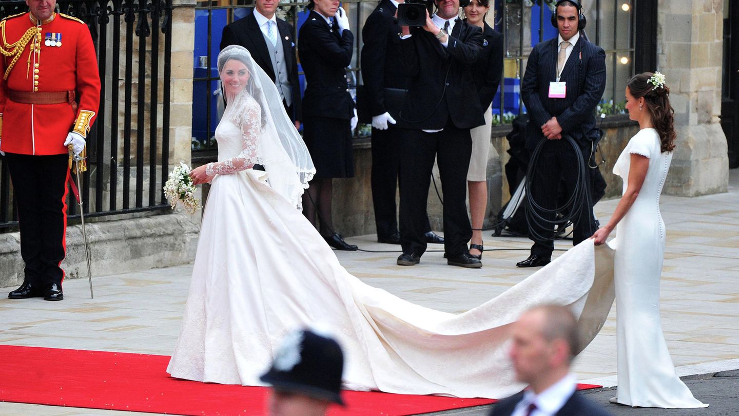 Hochzeitstag: So bezaubernd trat Kate vor den Traualtar | BRIGITTE.de