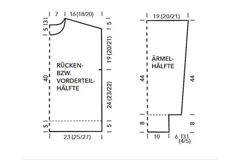 Lochmuster-Pullover aus Mohair-Seide stricken: Strickanleitung ...