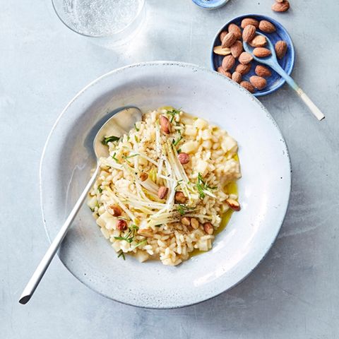 Risotto mit Sellerie und Rauchmandeln | BRIGITTE.de