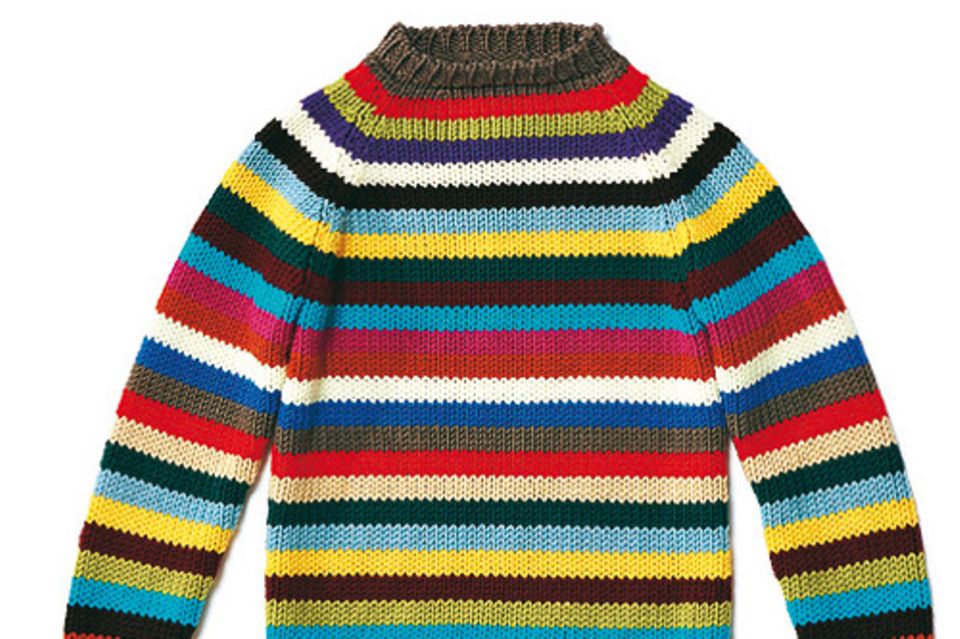 Ringelpulli für Kinder stricken: Strickanleitung | BRIGITTE.de
