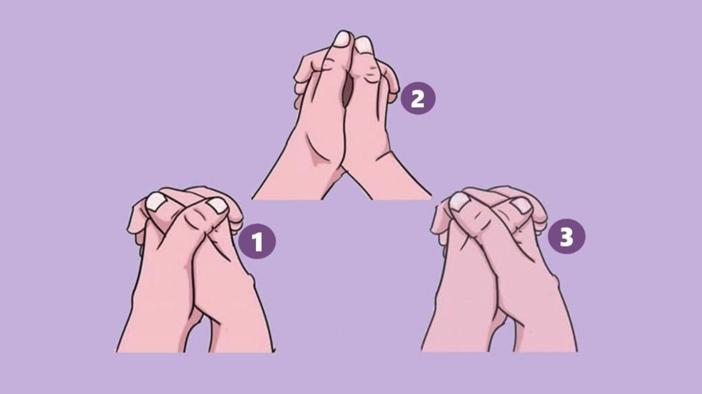 Persönlichkeitstest: Das verrät deine Art, die Daumen zu kreuzen über ...