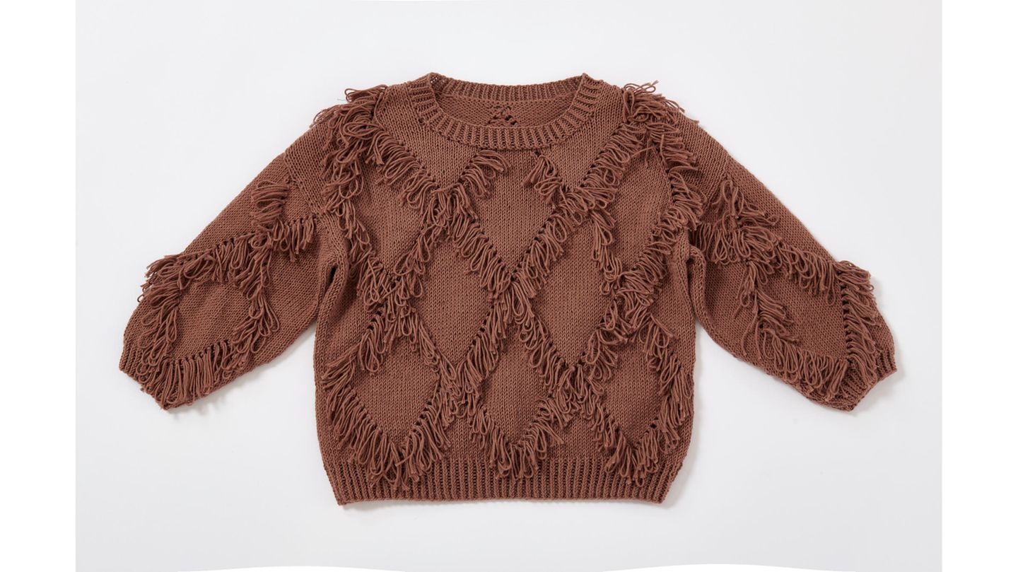 Pullover mit Rhomben stricken: Strickanleitung | BRIGITTE.de