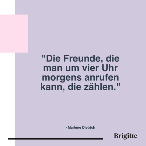 27 berührende Zitate über Freundschaften | BRIGITTE.de
