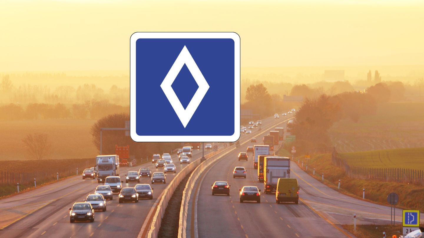 Führerschein-Frage: Weißt du, was diese Raute bedeutet? | BRIGITTE.de