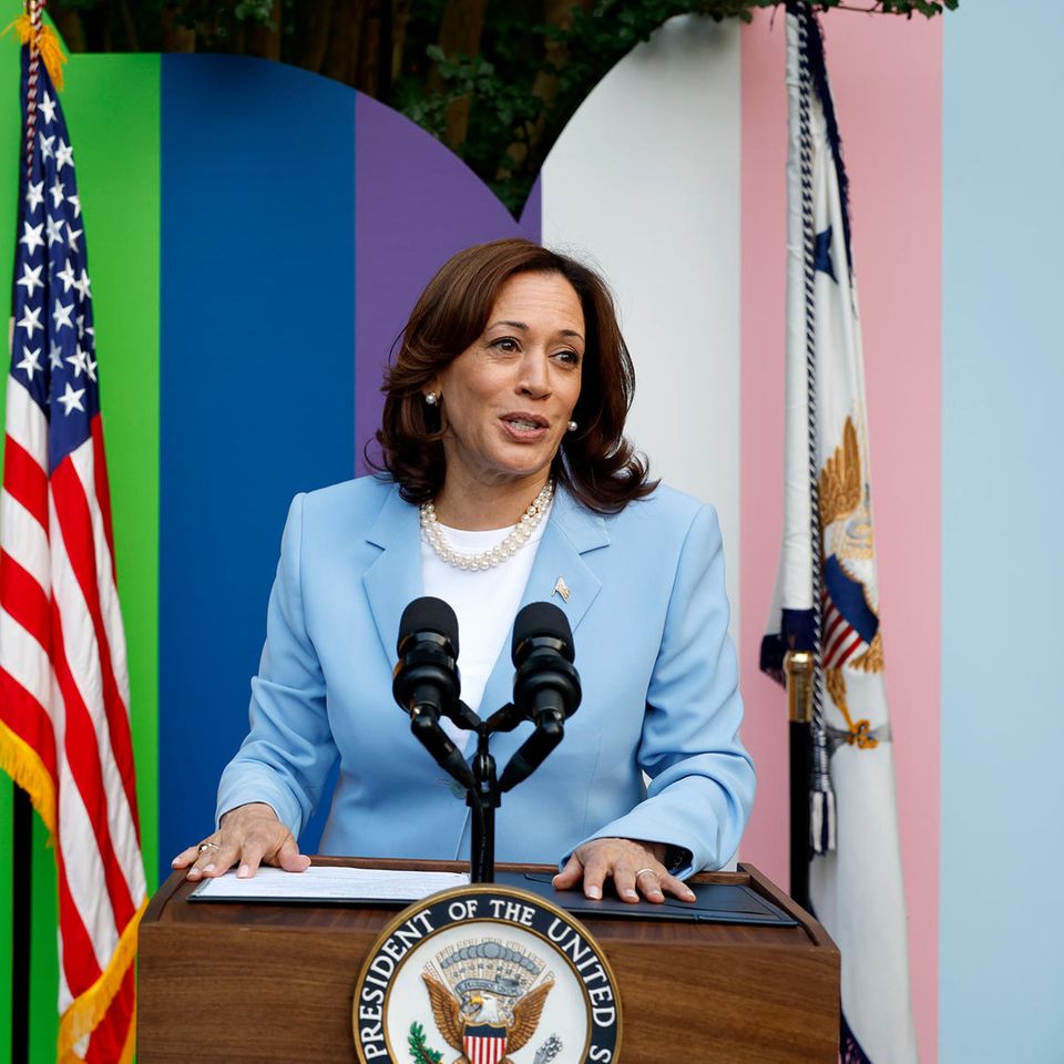 Kamala Harris setzt im Wahlkampf auf Erfolgs-Style von Michelle Obama ...