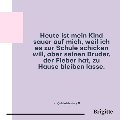 Teenager-Sprüche: "Ihr hattet doch schon Pizza zum Frühstück ...